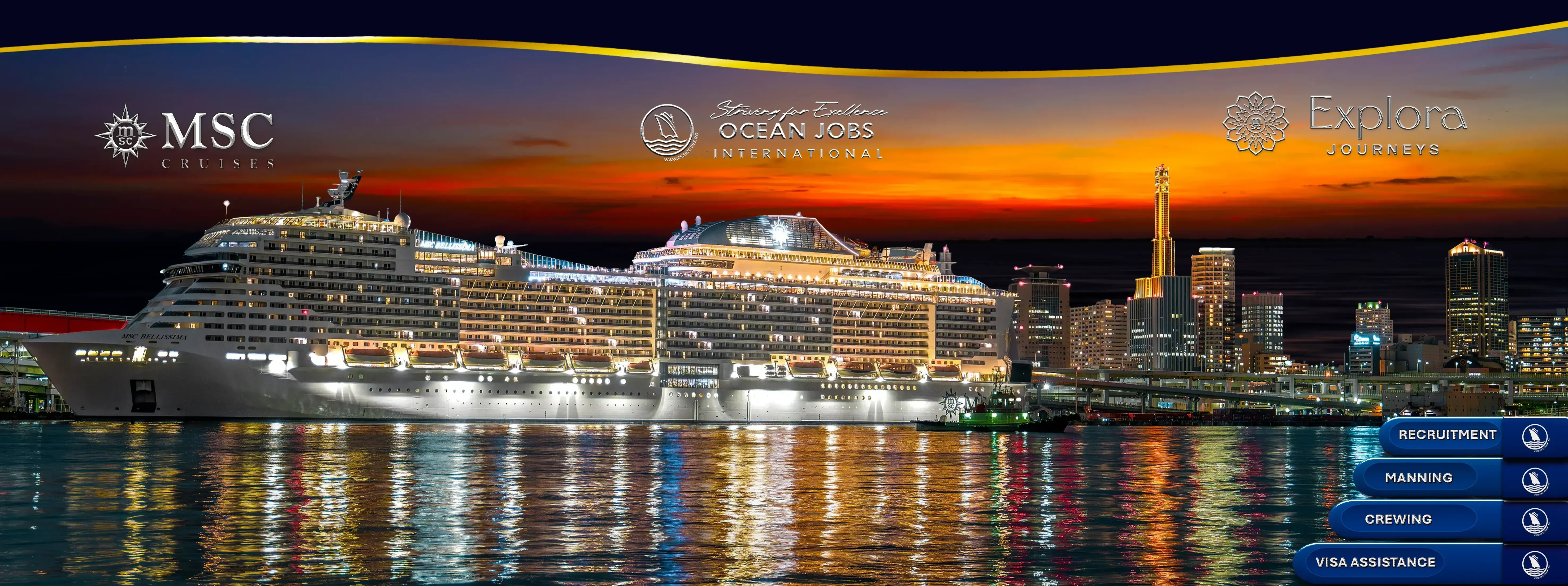 Welcome to the Ocean Jobs portal, home of the latest hot jobs